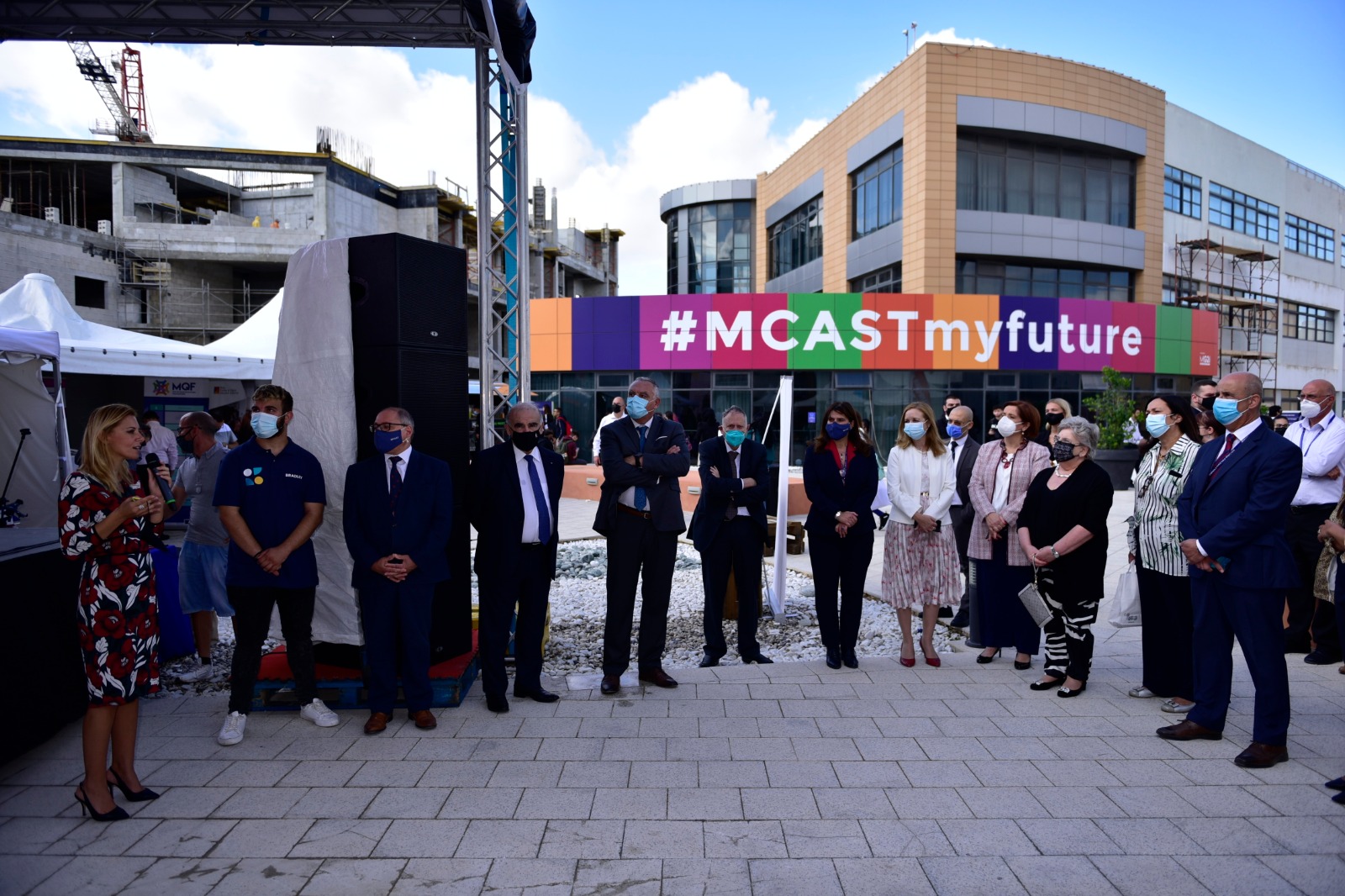 The President visits MCAST Freshers’ Days – MCAST