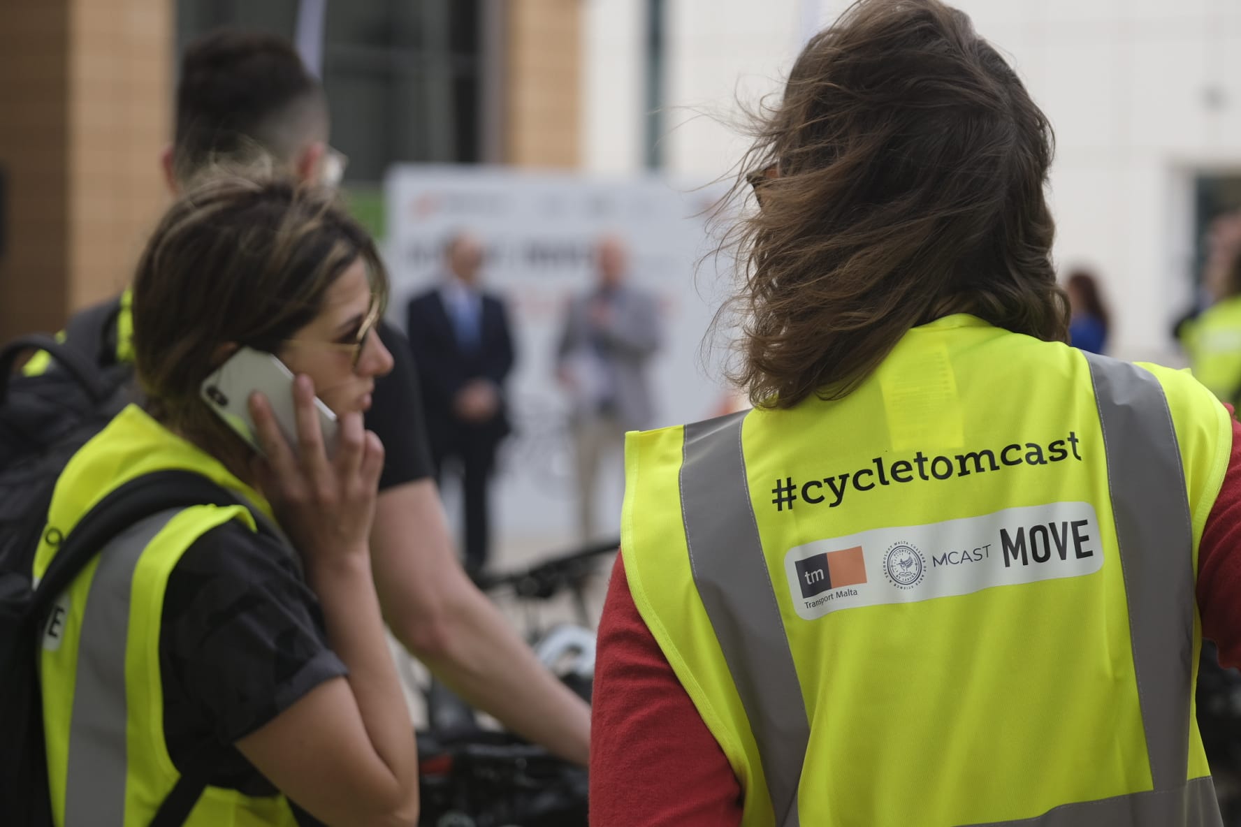 MCAST staff and students cycle to campus – MCAST